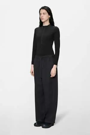 Rains Fleece Pants - Black