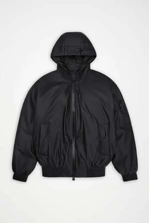 Rains Lohja Insulated Bomber Jacket - Black
