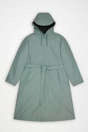 Rains A-line Longer W Jacket Sage