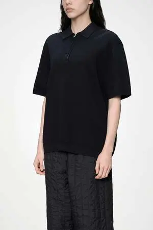 Rains Short Sleeve Polo - Black
