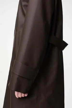 Rains Nara Long W Jacket - Bark