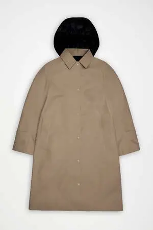 Rains Nara Long W Jacket - Beige