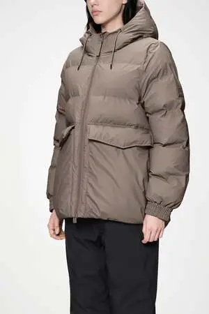 Rains Alta A-line Puffer W Jacket - Cinder
