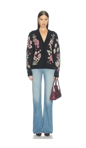 Agua Bendita Sherina Cardigan In Black
