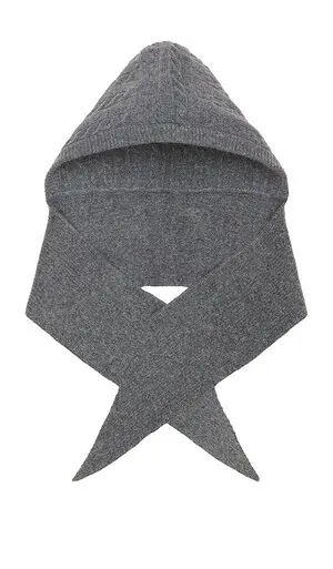 Hat Attack Cable Hooded Scarf