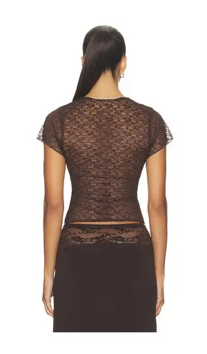 Lioness Love Letters Top - Chocolate