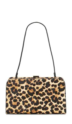 LOEFFLER RANDALL Brushed Hair Calf Clutch In Brown