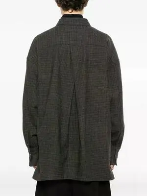 ZIGGY CHEN Check-pattern Button-up Shirt