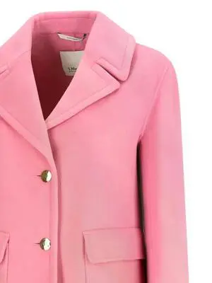 Max Mara Flap-pocket Single Breasted Coat