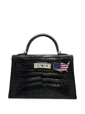 ASHNA MEHTA Ruby And Diamond Usa Flag Bag Charm