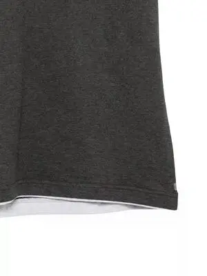 Eleventy Layered-effect Short-sleeve T-shirt - Grey