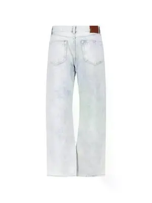 Calvin Klein Acid-wash Straight-leg Jeans