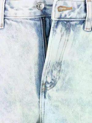 Calvin Klein Acid-wash Straight-leg Jeans