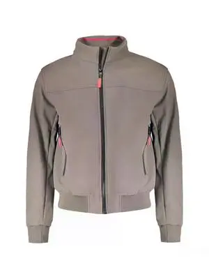 NORWEGIAN RAIN Zip-up High-neck Jacket - Brown