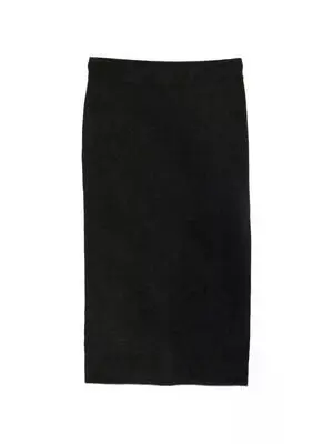 Marc O'polo Knitted Midi Skirt - Grey
