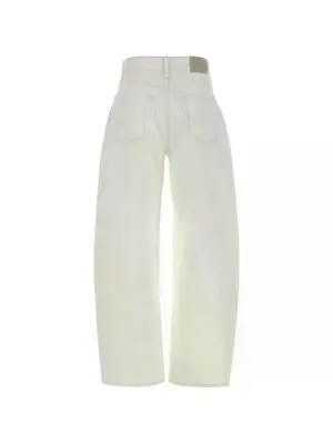 Calvin Klein Logo-patch Wide-leg Jeans