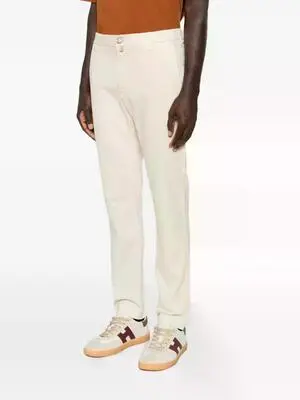 JACOB COHЁN Logo-patch Straight-leg Jeans - Neutrals