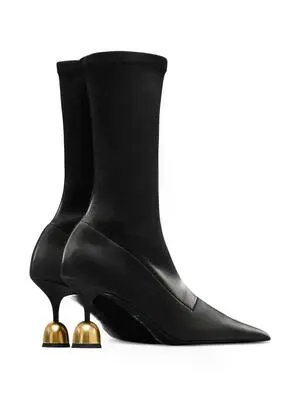 VANDA NOVAK Penelope Pointed-toe Ankle Boots