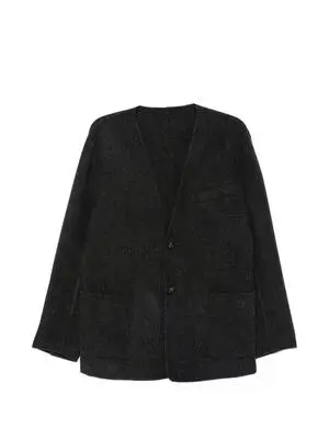 Eleventy V-neck Button-up Jacket