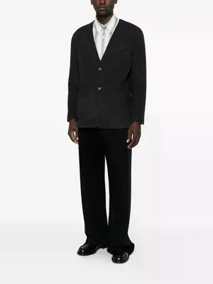 Eleventy V-neck Button-up Jacket