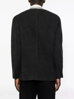 Eleventy V-neck Button-up Jacket