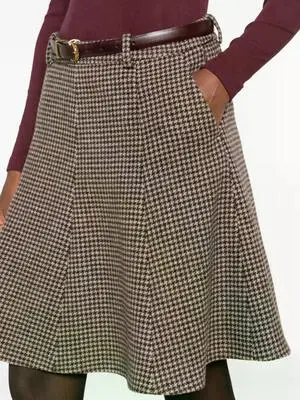 Gant Houndstooth-pattern Mini Skirt