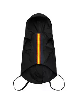 K-WAY Le Vrai 4.0 Lassie Striped Dog Coat - Black