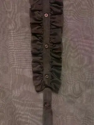 D.exterior Ruffled Sheer Shirt