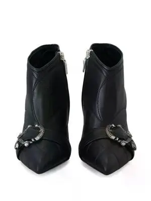 Dolce & Gabbana Devotion Quilted Buckled Ankle Boots