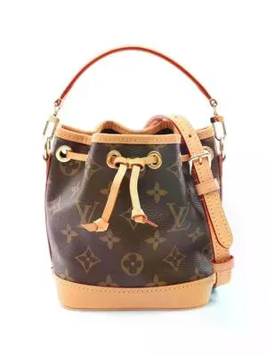 LOUIS VUITTON Nano Noe Monogram Bucket - Brown