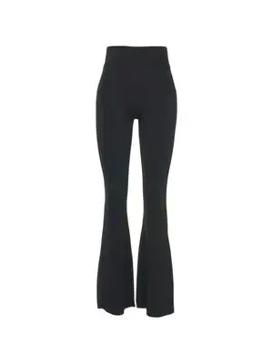 THOM KROM Ribbed-waist Flared Trousers