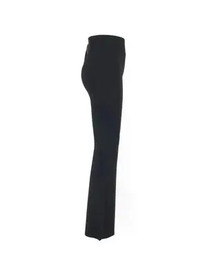 THOM KROM Ribbed-waist Flared Trousers