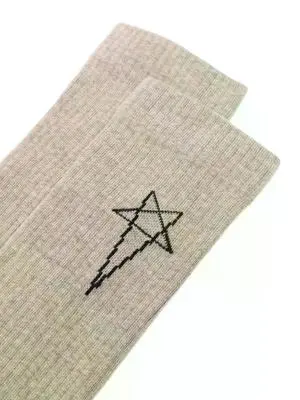 Rick Owens Pentagram Knee-high Socks