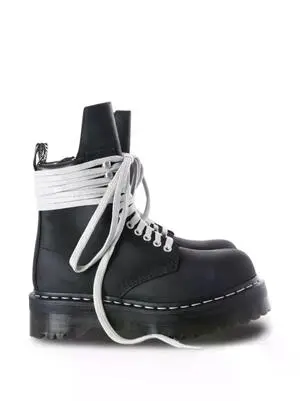Rick Owens Geometric-tongue Steel-toe Boots - Black
