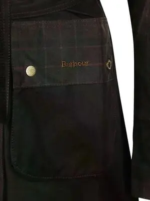 Barbour Elva Check-pattern Belted Trench Coat - Brown