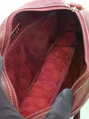 Cartier 2000s Leather Shoulder Bag