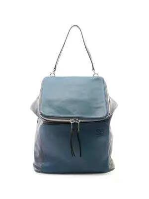 Loewe 2000s Goya Leather Backpack - Grey