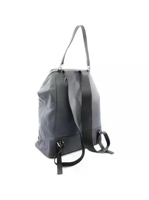 Loewe 2000s Goya Leather Backpack - Grey