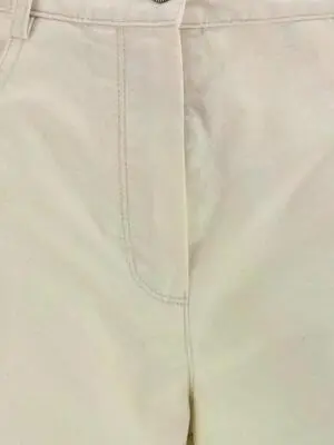 FORTE_FORTE Flocked Wide-leg Jeans
