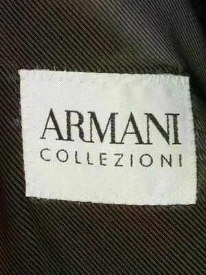 ARMANI Single-breasted Flannel Jacket