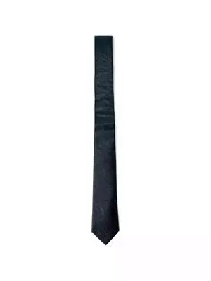 Our Legacy Faux-leather Tie - Black