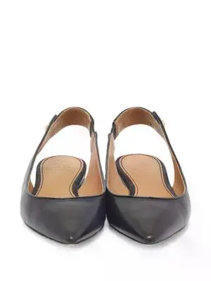 Tory Burch Kira Double T Slingback Flat Pumps