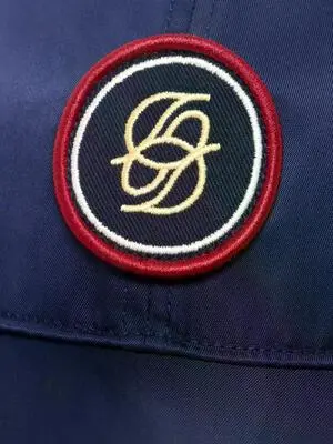 Drole De Monsieur Logo-patch Striped Cap
