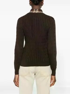 Gant Cable-knit Cardigan - Brown