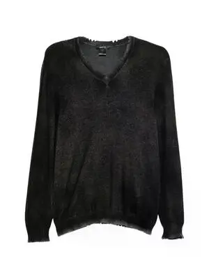 Avant Toi V-neck Sweater - Black