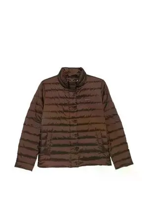 Gant Zip-up Puffer Jacket - Brown