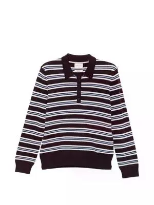 Gant Striped Wool Sweater - Red