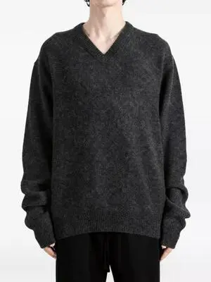 LEMAIRE V-neck Wool Sweater