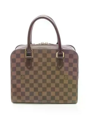 LOUIS VUITTON 2006 Triana Damier Ebene Tote Bag
