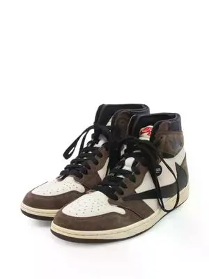 Nike X Travis Scott Air Jordan 1 Retro High Sneakers - Brown
